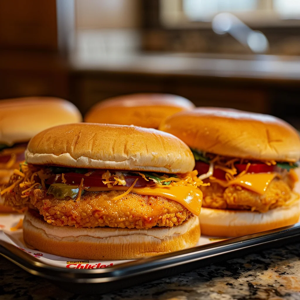 Chick-fil-a Spicy Deluxe Sandwich Recipe: Crispy, Melty, Ultimate ...