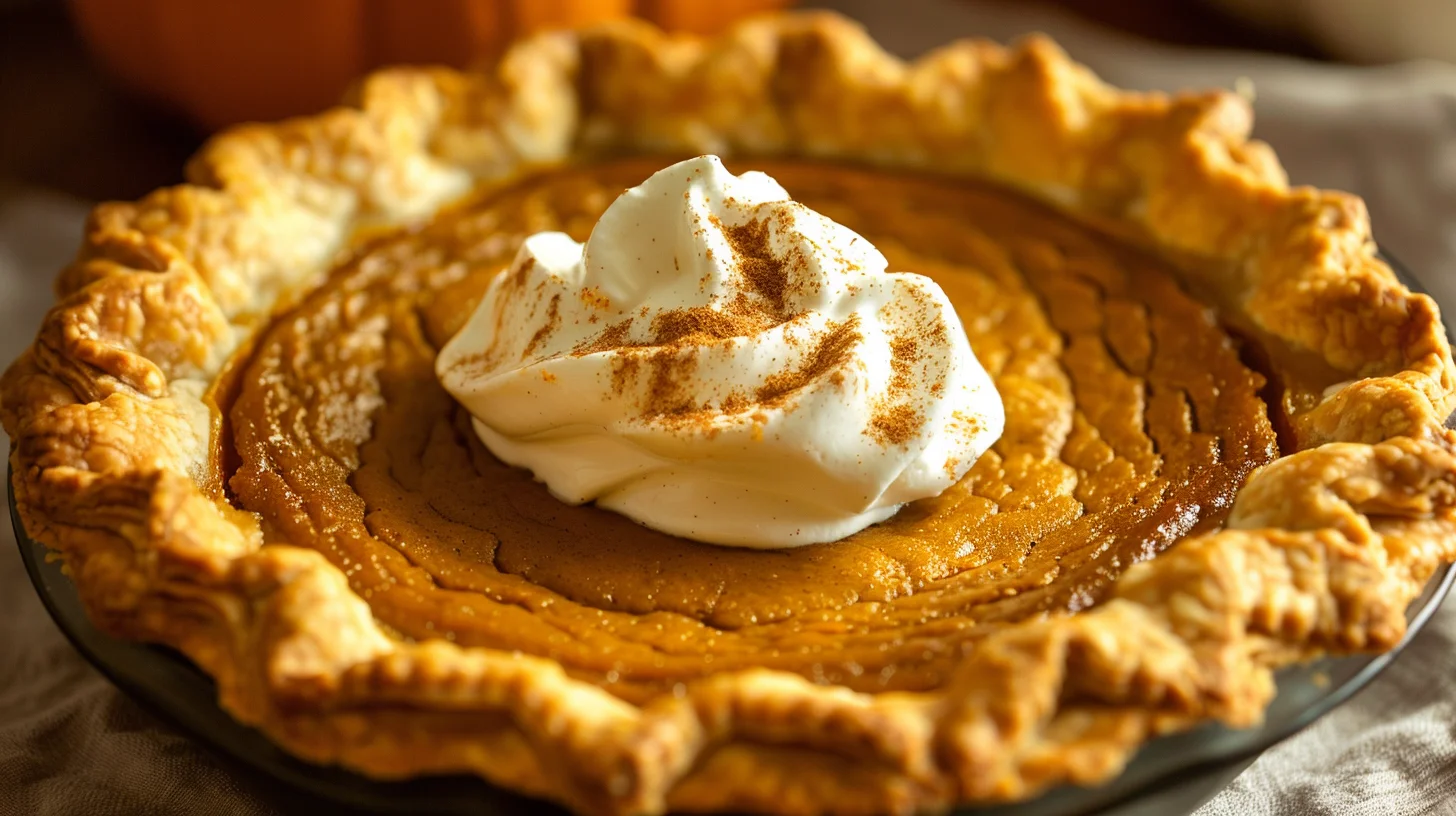 Pumpkin Pie With Whipped Cream: Irresistible Fall Delight - Chicken ...
