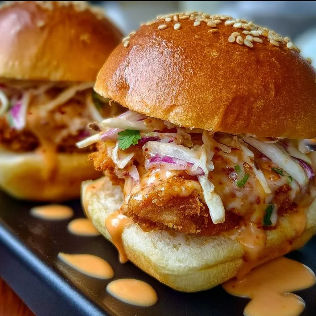 Bang Bang Chicken Sliders
