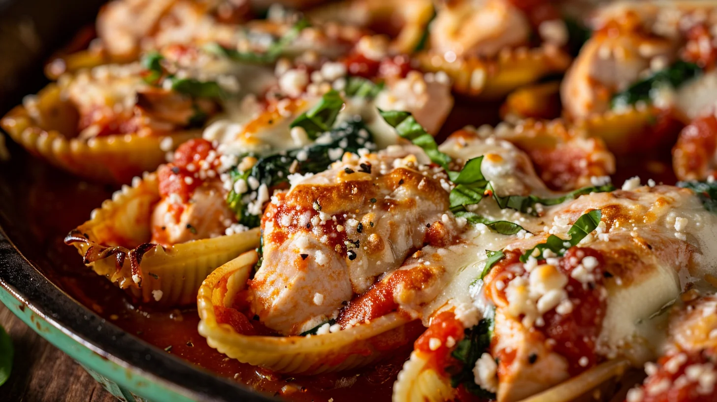 Cheesy Chicken And Spinach Stuffed Shells: Ultimate Comfort Food ...