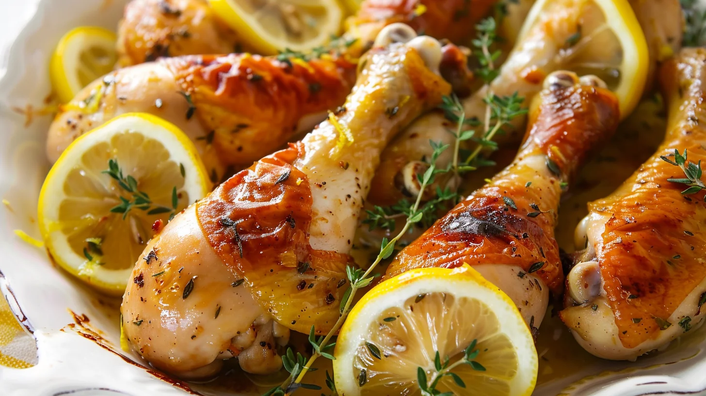 Lemon Garlic Roasted Chicken Legs: Irresistibly Golden and Flavorful ...