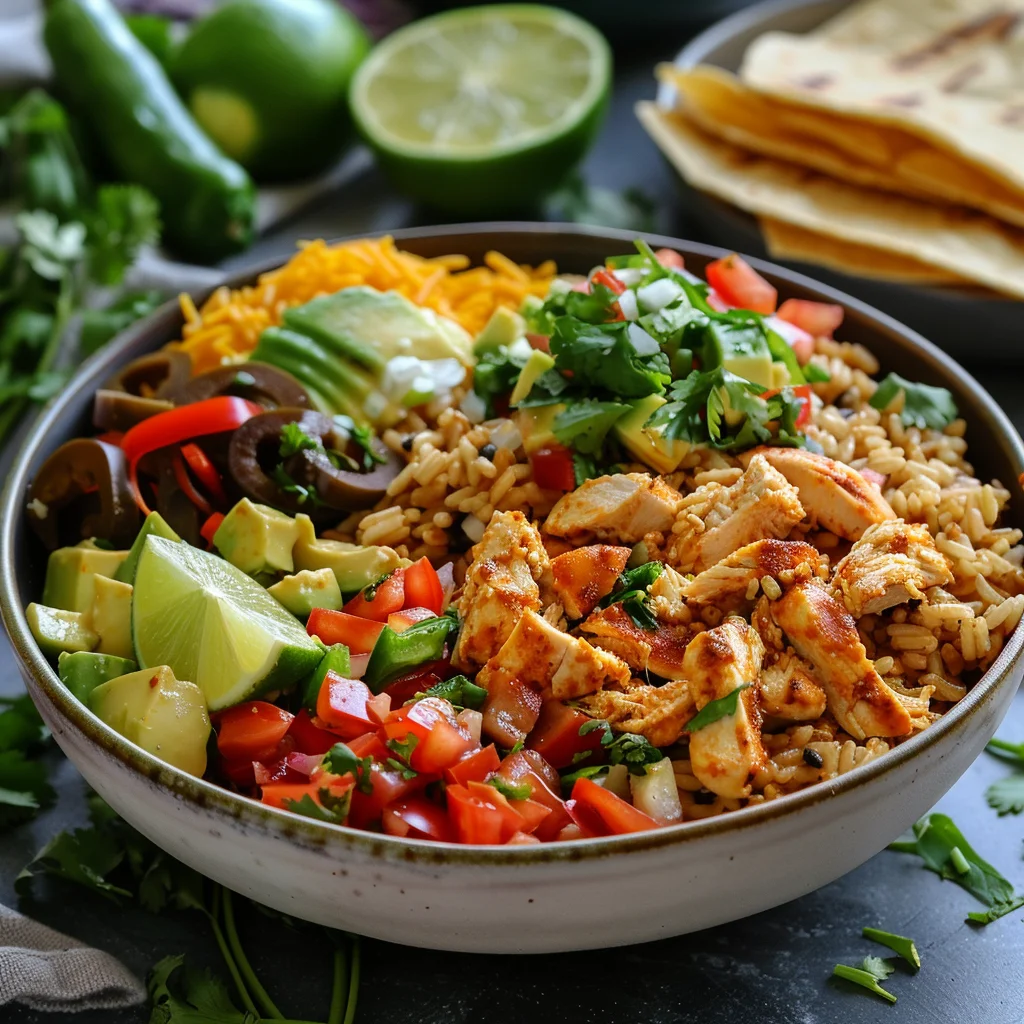 Spicy Chipotle Chicken Burrito Bowl: Bold and Flavorful Fiesta ...