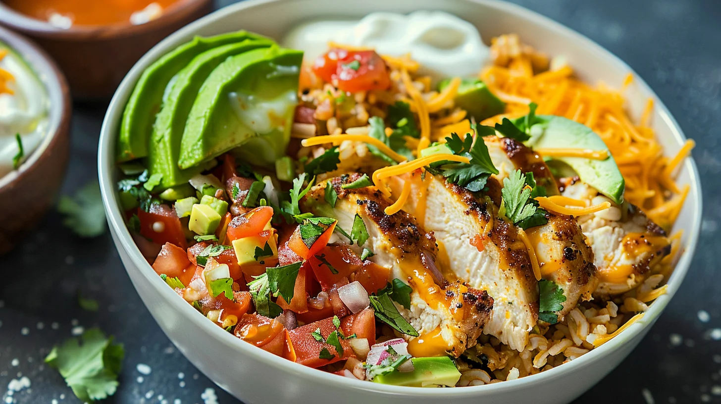 Spicy Chipotle Chicken Burrito Bowl: Bold and Flavorful Fiesta ...